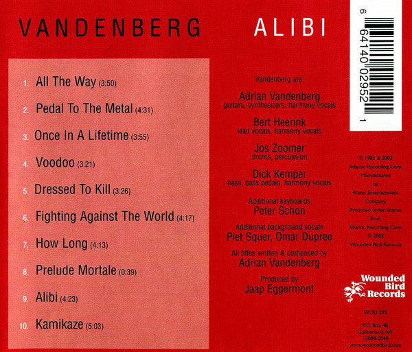 Vandenberg "Alibi" – Trom'hell