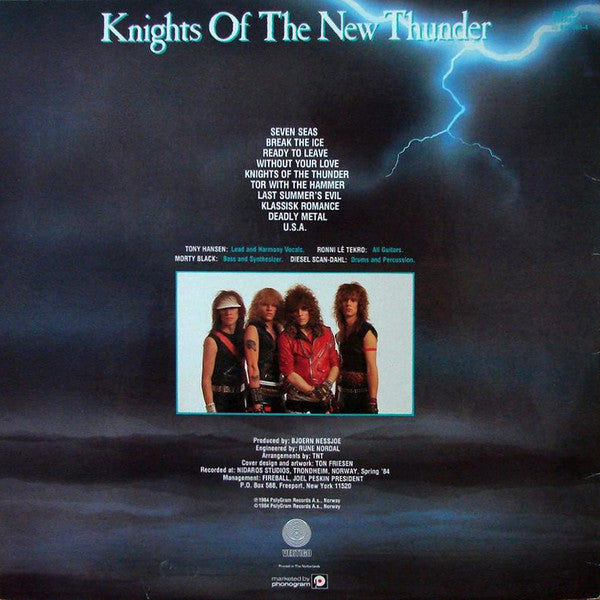 TNT : "Knights Of The New Thunder" LP – Trom'hell