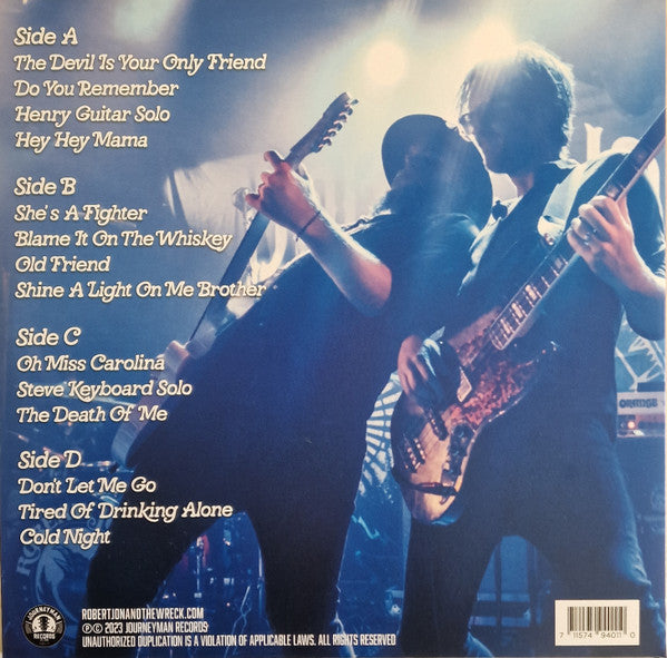 Robert Jon & The Wreck "Live At The Ancienne Belgique" 2 LP (not signe ...