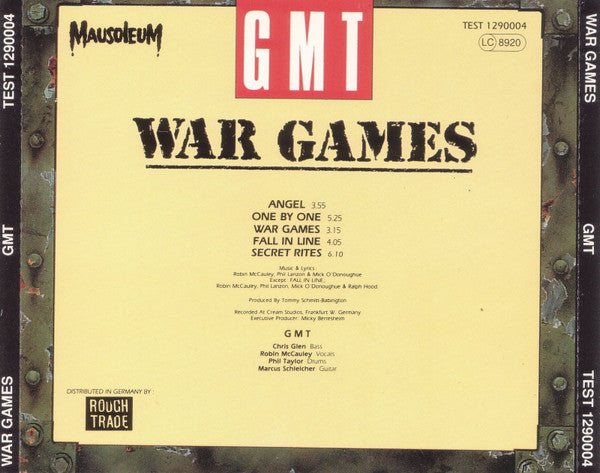 GMT : "War Games" – Trom'hell