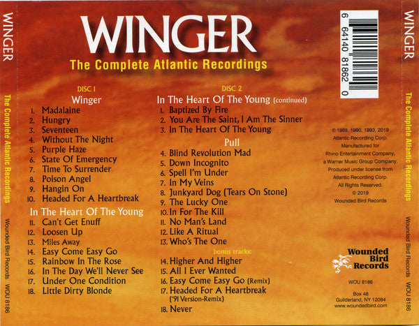 Winger "The Complete Atlantic Recordings" – Trom'hell