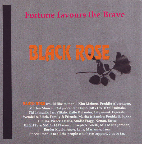 Black Rose : "Fortune Favours The Brave" – Trom'hell