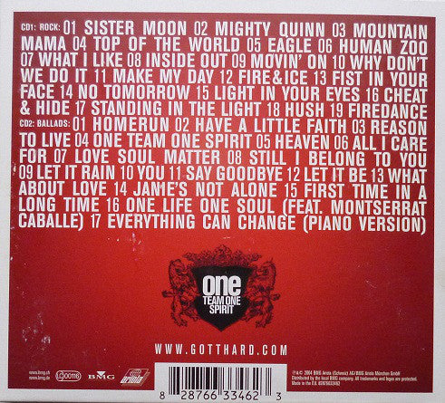 Gotthard "One Team One Spirit - The Very Best" 2 CD – Trom'hell