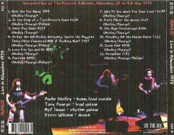 Budgie "Live In Milwaukee 1978" – Trom'hell